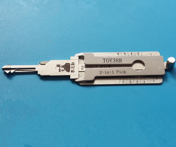 Locksmith Tool 2 in 1 Lishi TOY38R Lock Pick And Decoder ...