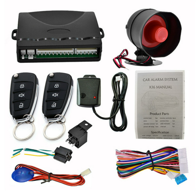 Factory wholesale Universal Car Alarm Remote Control System Kit Anti Theft for Central Door Lock Locking With Remote Controllers BestSuppliers