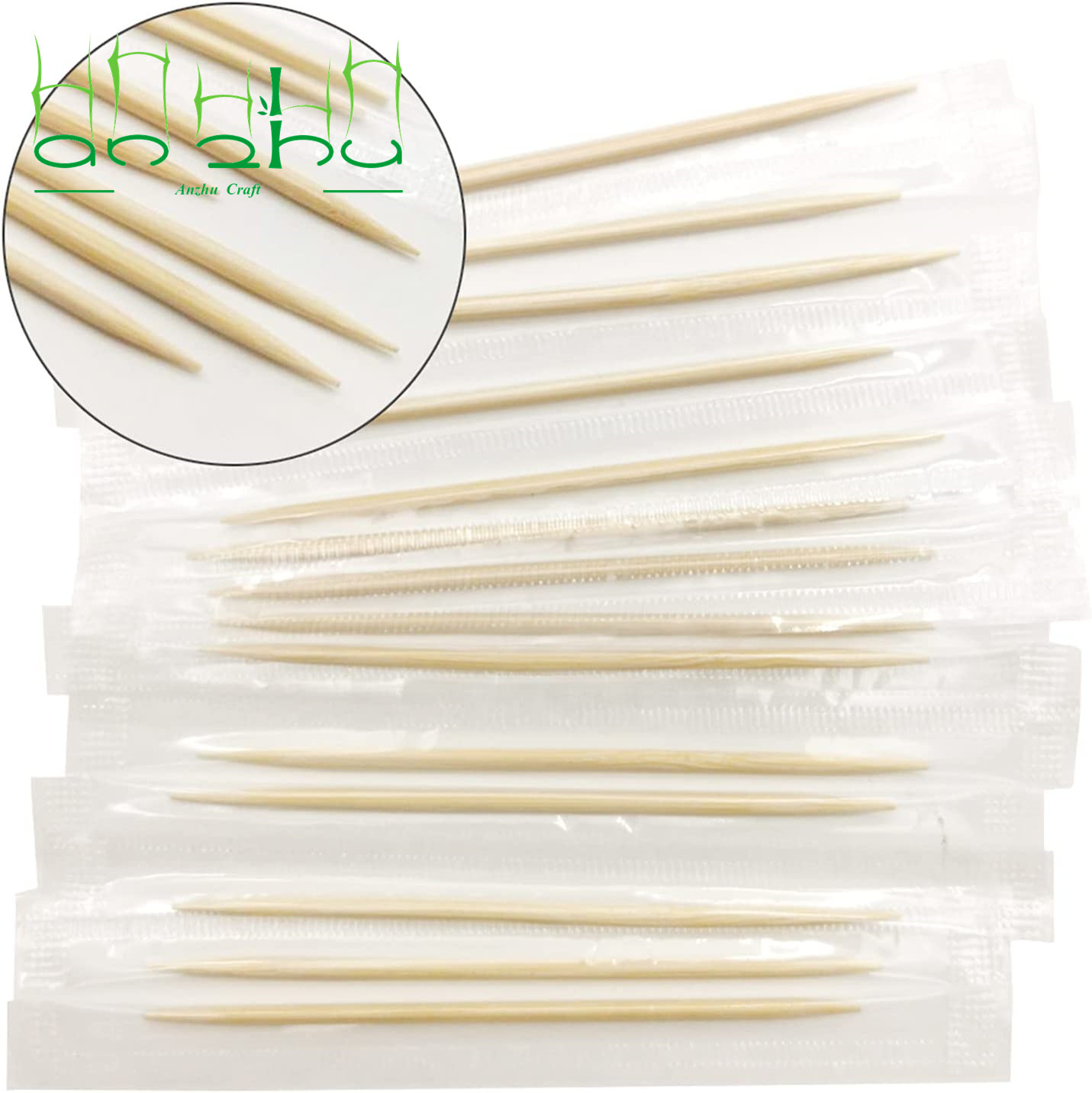 2023 New High Quality Bamboo Toothpicks With Case for Home Restaurant ...
