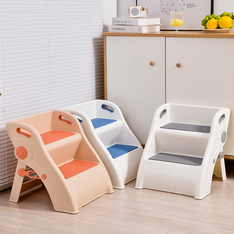 Children potty exercise plastic foldable ladder kids step stool ...