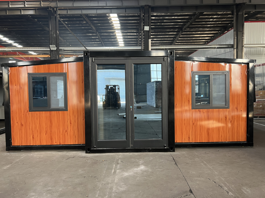 BAIDA prefabricated home three bedroom solar panel shipping container ...