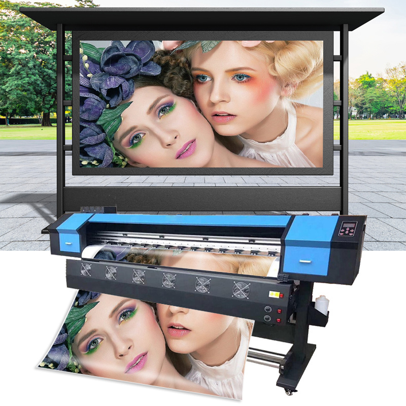 Inkjet Printer 1.8M Large Format Eco Solvent Printer Plotter Printing ...