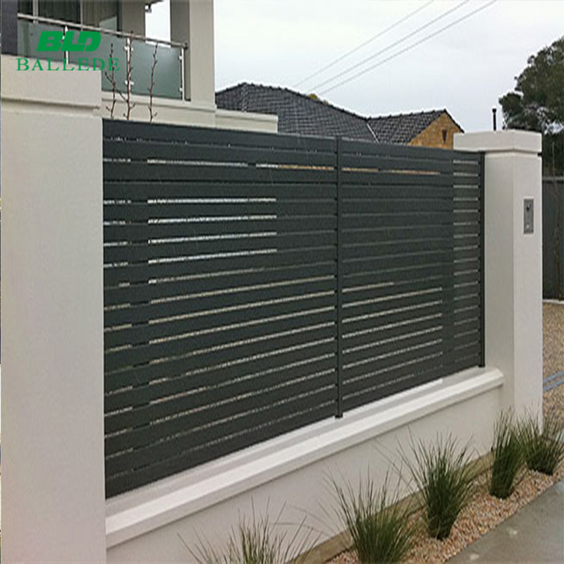 aluminium plantation bifold shutter fence with louvre frame ...