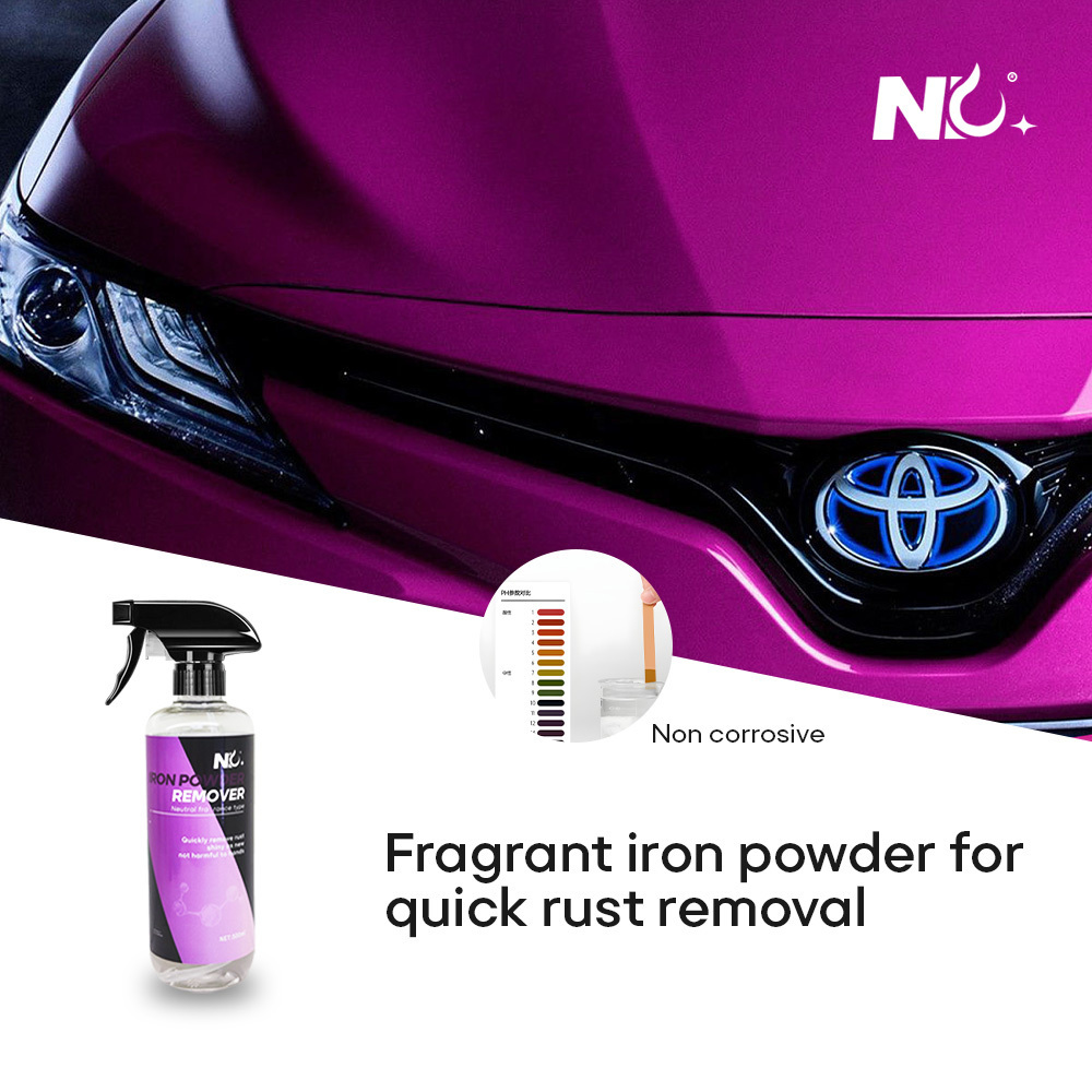 500ml Iron Remover and Rust Spot Spray for Car Detailing Powerful Brake ...