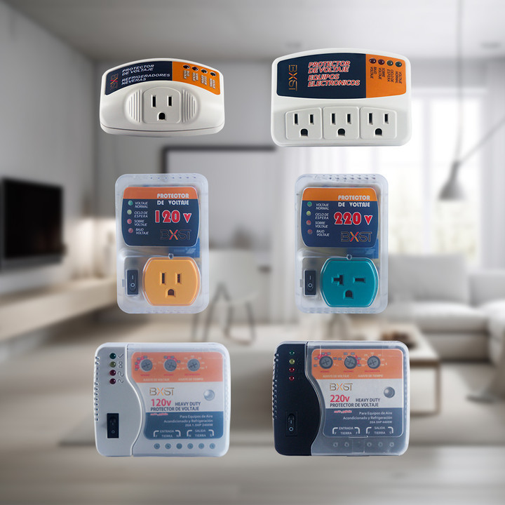 BXST 110v 15A voltage protector voltage plug and socket surge protector ...