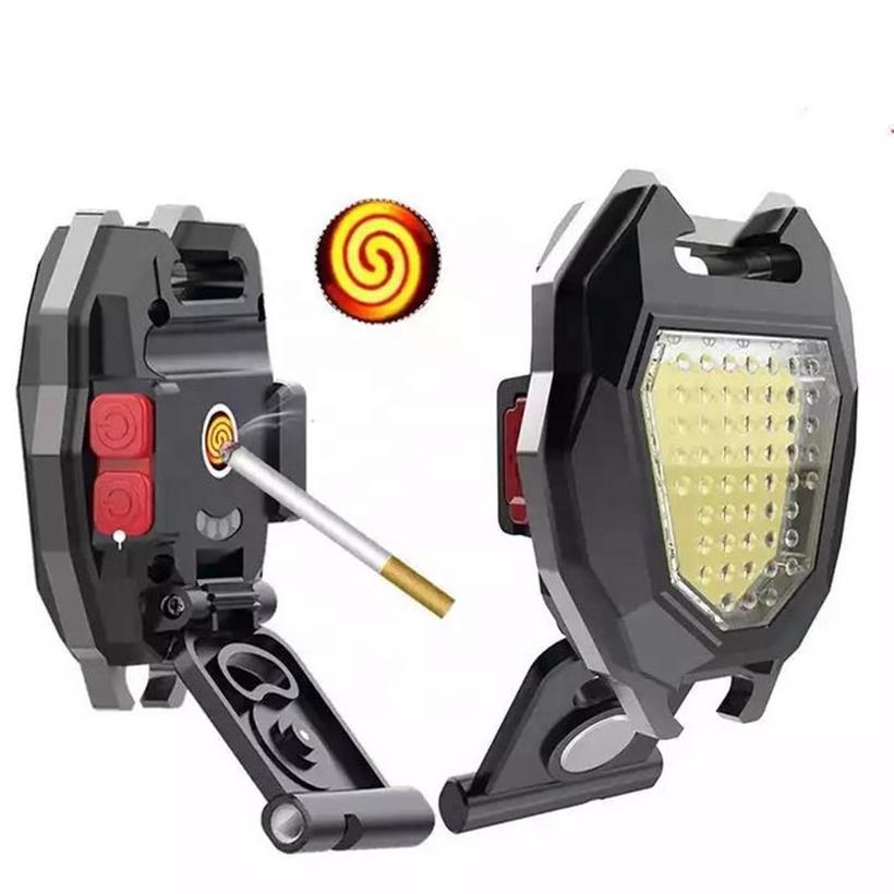 Rechargeable Small Camping Torch Magnetic Portable Mini Keychain ...