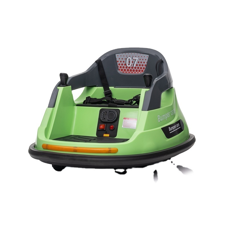Rotate 360 degrees kids bumper cars electric battery 12v ride on toy ...