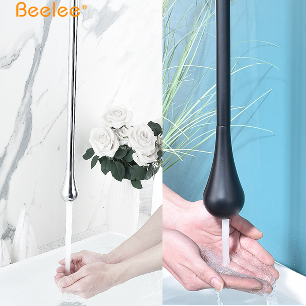 Bathroom Black Ceiling Mounted Motion Sensor Faucet Hanging Automatic ...