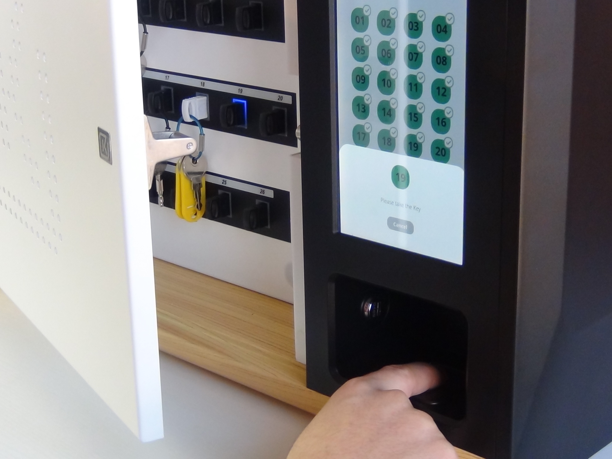 Hot sale K26 intelligent key management system and storage cabinet box ...