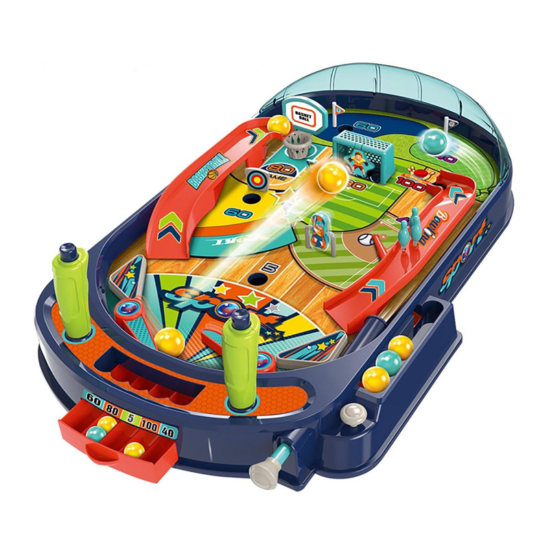 Bemay Toy Miniature Pinball Machine for A Classic Vintage Arcade Style ...