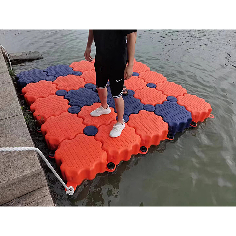 Modular Floating Pontoon Dock with ladder Swimming Pool Small Floating ...