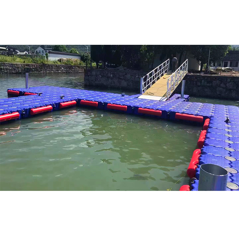 Modular Floating Pontoon Dock with ladder Swimming Pool Small Floating ...