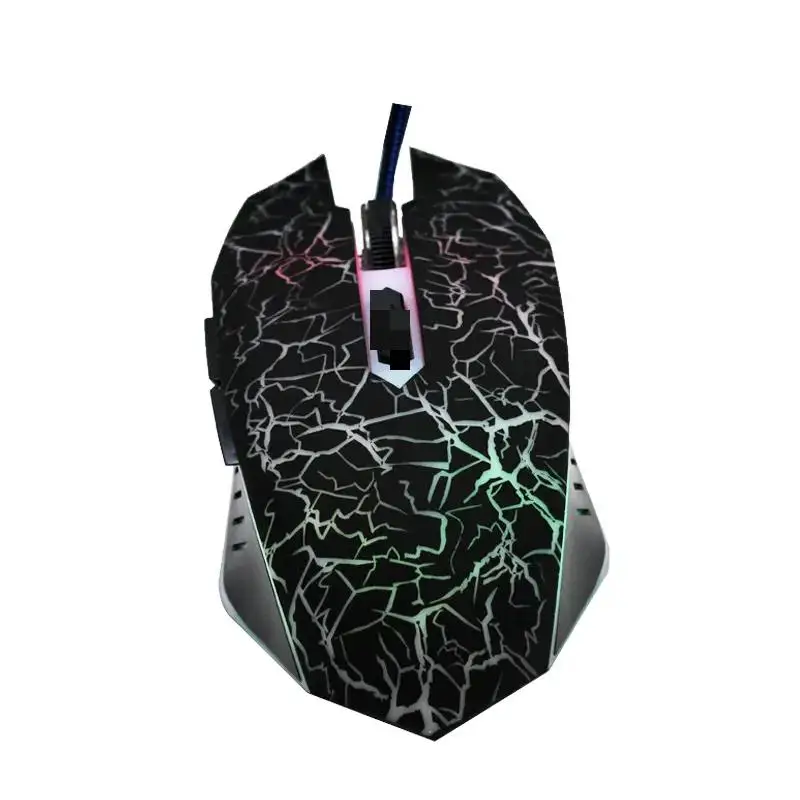New cool crack game mouse with backlight for desktop computers ...