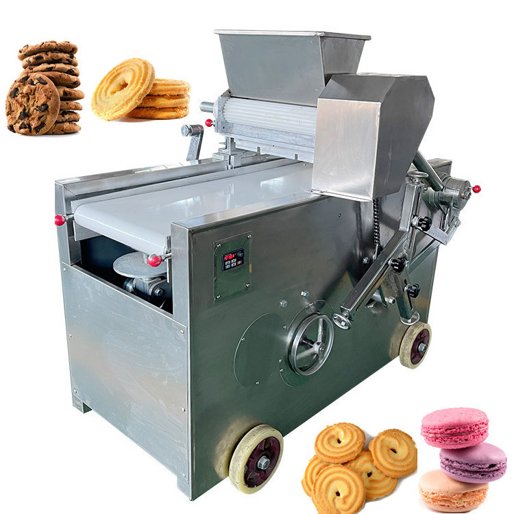 Two Color Commercial Automatic Moulding Forming Fortune Cookie Biscuit ...
