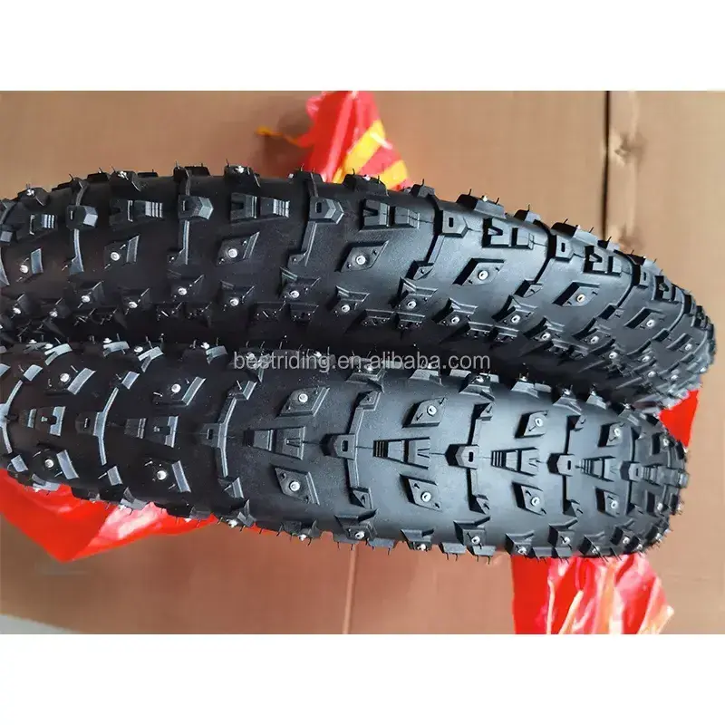 Studded Winter eBike Tire 20"x4.0" Studded Fat eBike Tyre Snowbike ...