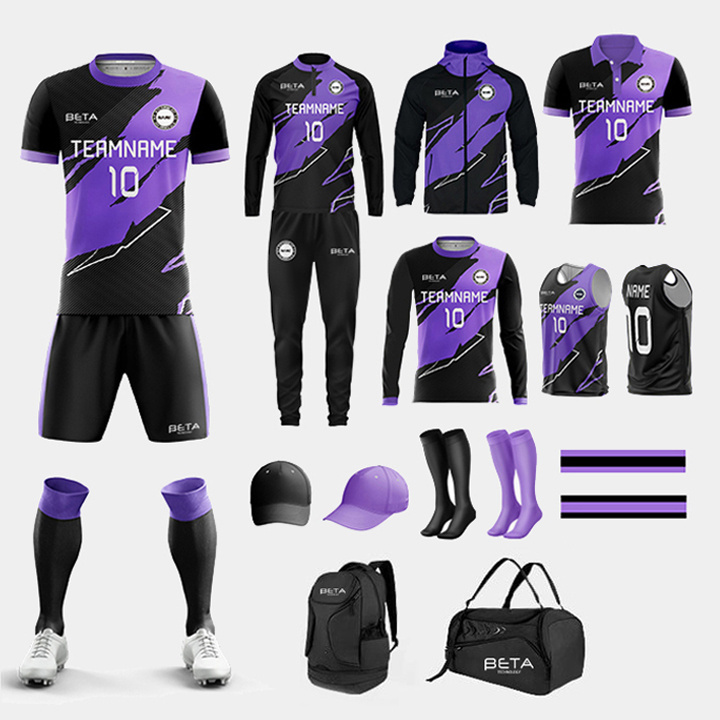 Football Kits Full Set Soccer Kit Youth Custom Soccer Jersey Quick Dry ...
