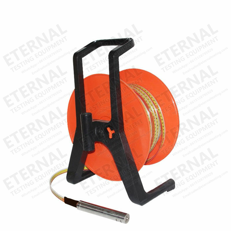 Portable steel ruler well depth water level meter 300m 500m water level dip meter ...