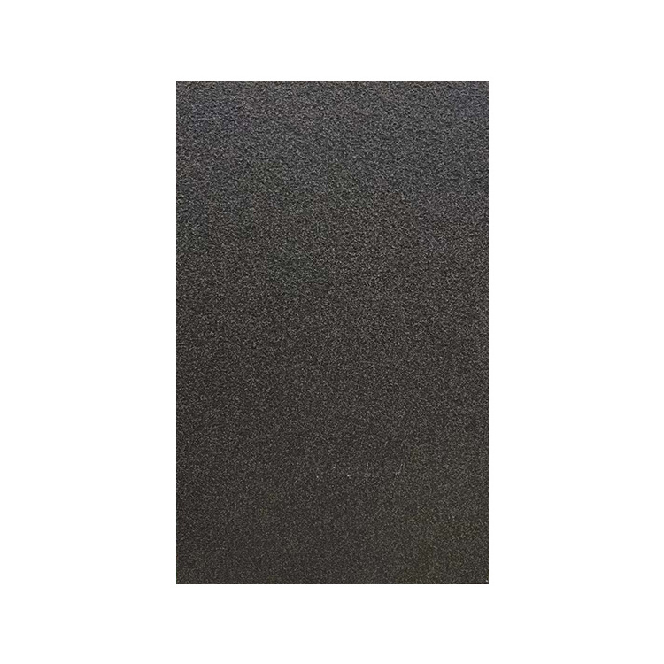 Outdoor matte homogeneous non slip granite floor tiles black granite ...