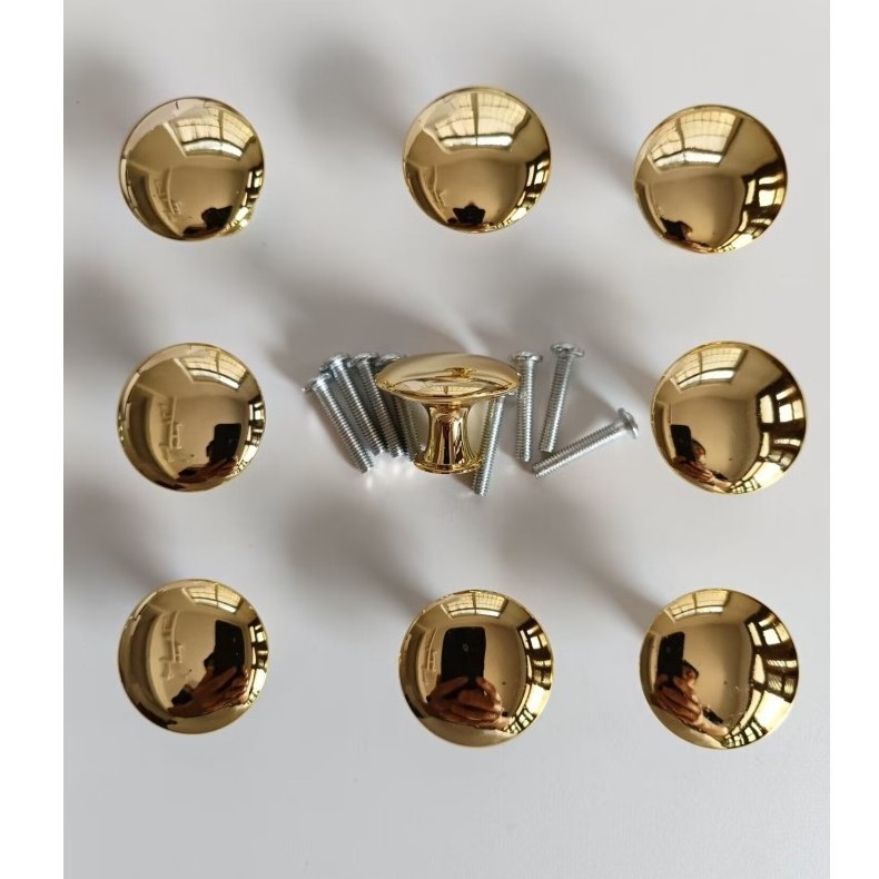 Simple Mushroom Handles Cabinet Drawer Closet Door Round Stainless ...