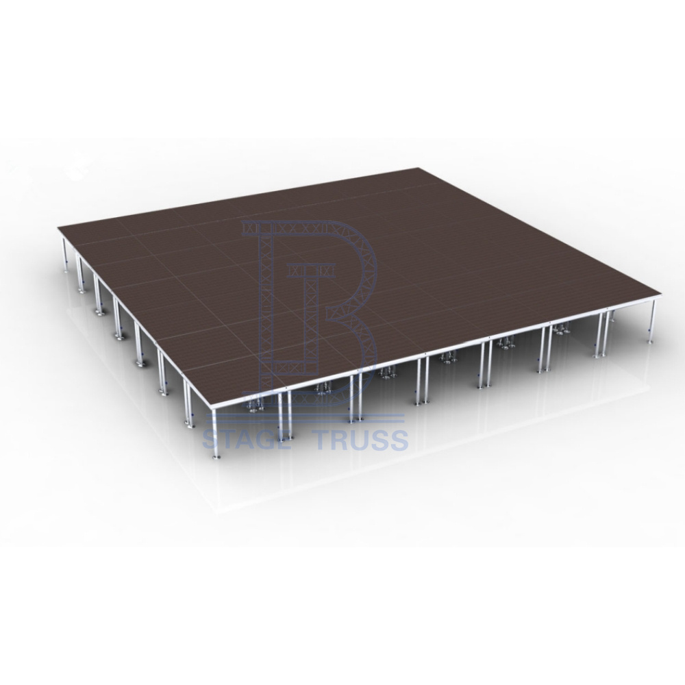 Aluminum frame assembly black 4x4 portable platform wedding stage ...