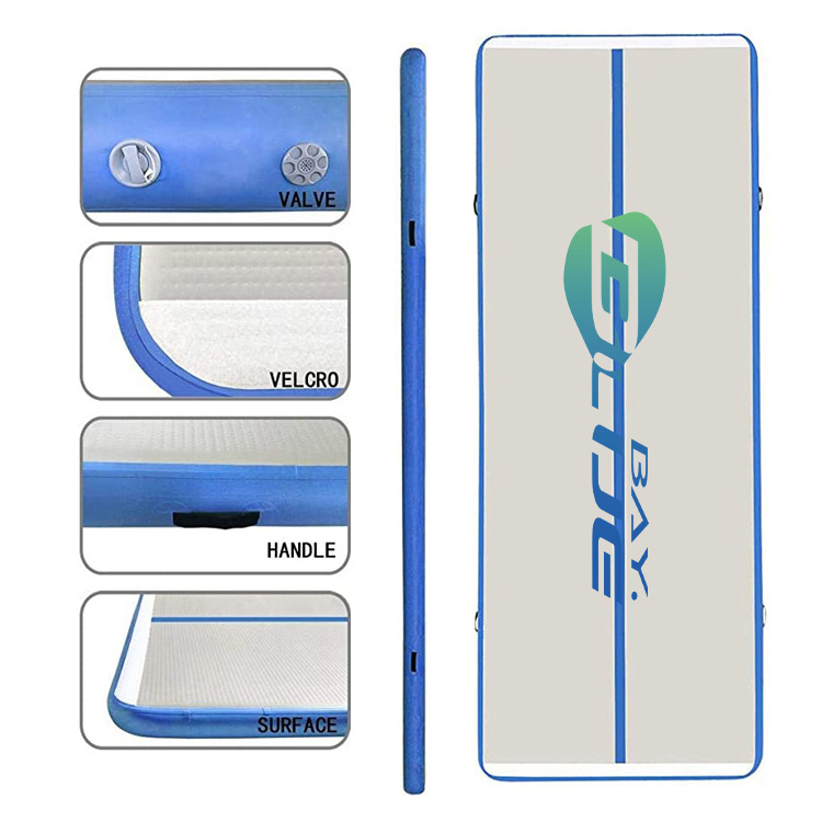 Inflatable gymnastic gym air track mat fishing crash mats ...