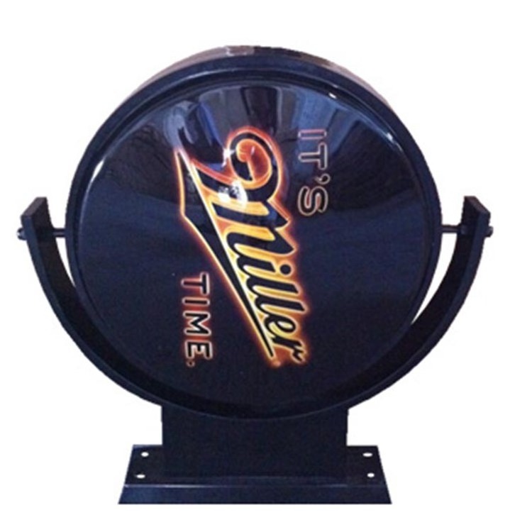 Led custom logo round light box Wall Mounted Sign Board Outdoor,Led ...