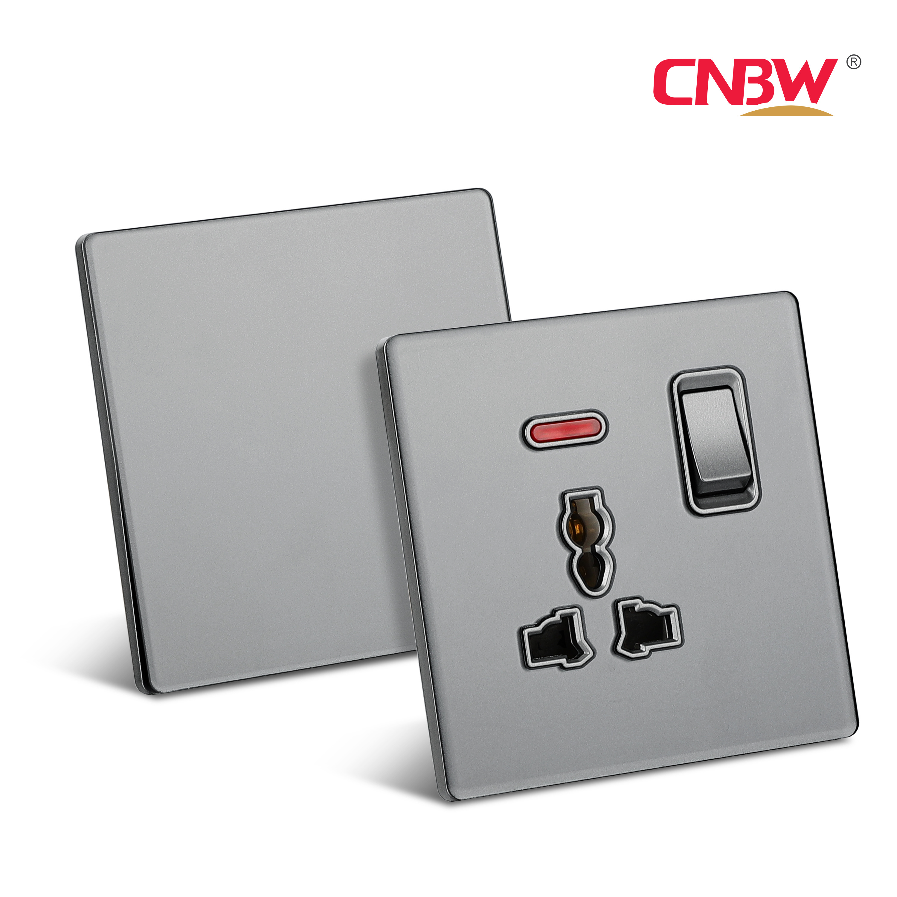 Glass ultrathin push button switches uk standard wall switch 16A ...