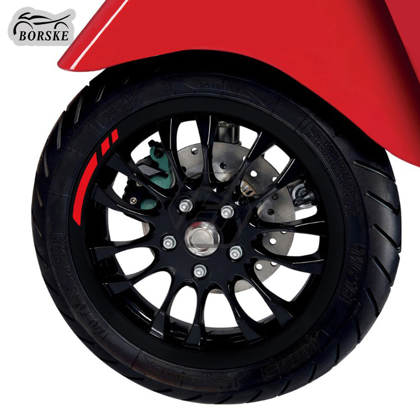 Scooter Body Reflective Stickers Rim Tire bell Modified Decals For ...