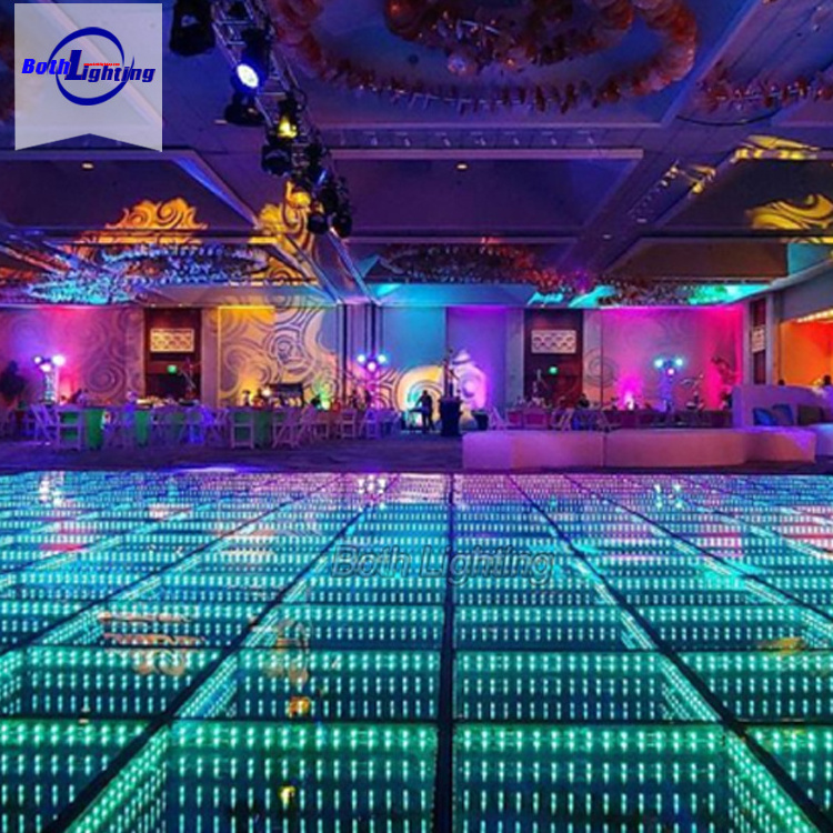 Full Color Lighting Dance Floor Led Panels For Wedding Stage Decoration ...