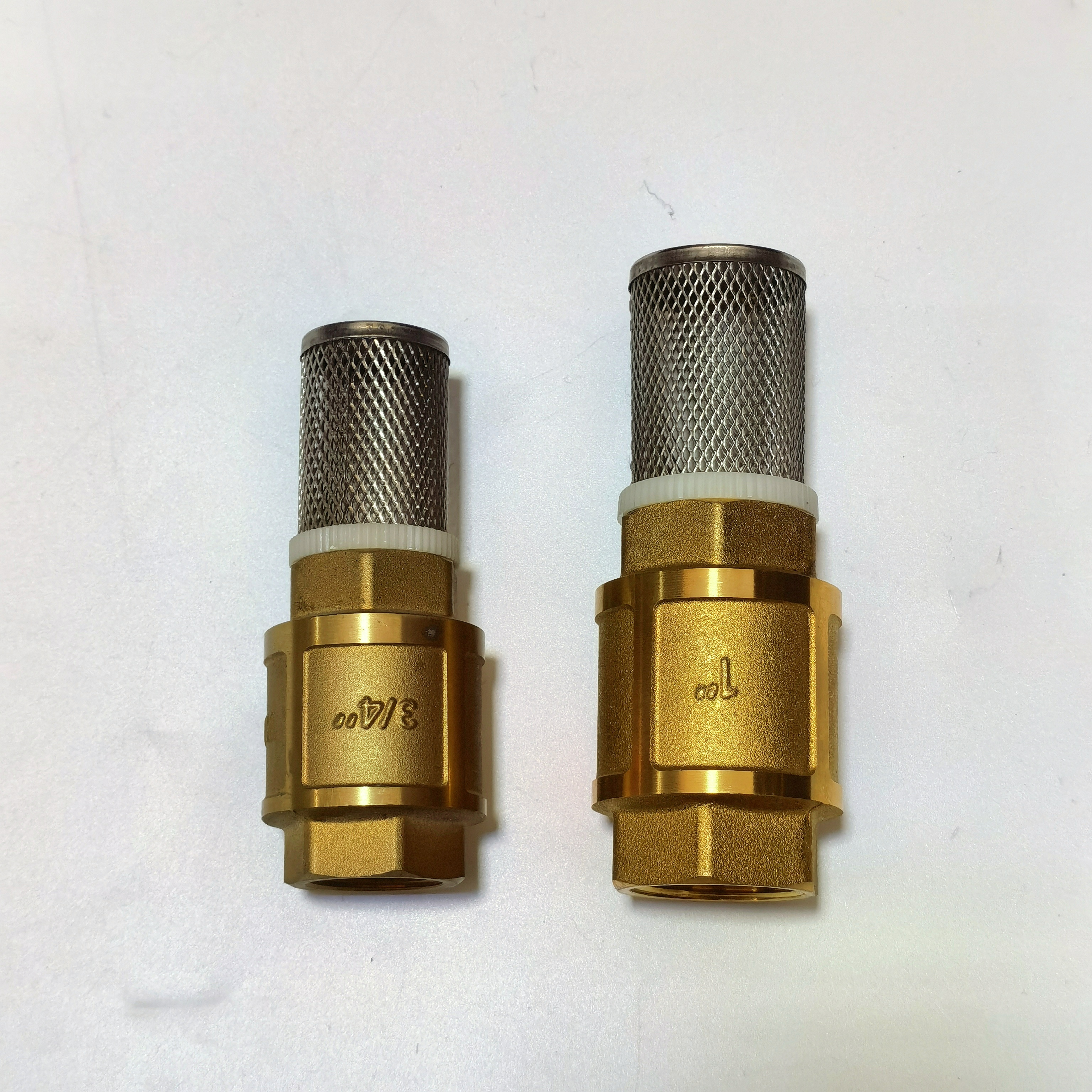 spring swing lift one way no return brass check foot valve with filter ...