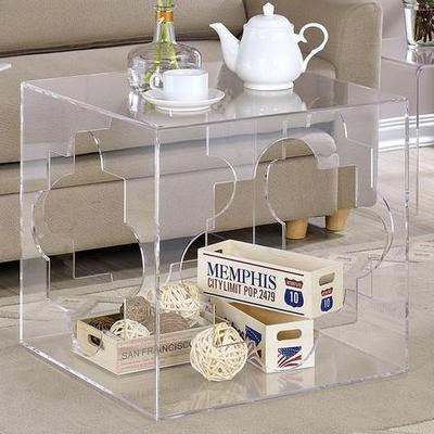 Acrylic cube side table store