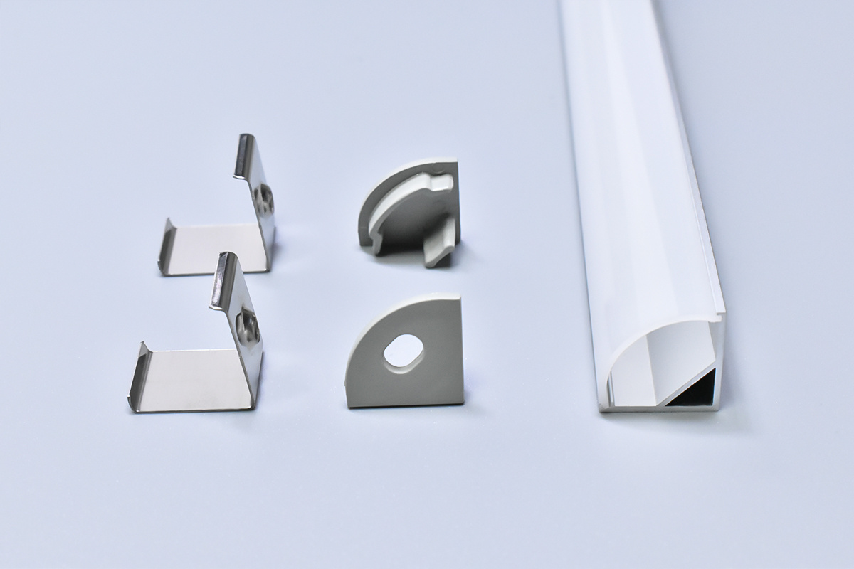 Aluminum Led Corner Profile 16X16 45 Degree Angle AL Profile For ...