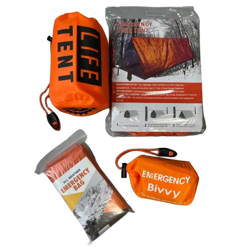 Go Time Gear Life Tent Emergency Survival Shelter 2 Person Emergency ...