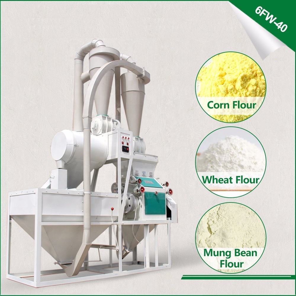 Industrial Maize Corn Flour Mill Plant Corn Grits Making Machine Semolina Corn Wheat Processing ...