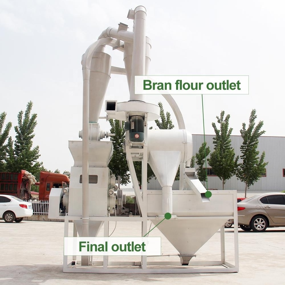 Industrial Maize Corn Flour Mill Plant Corn Grits Making Machine Semolina Corn Wheat Processing ...