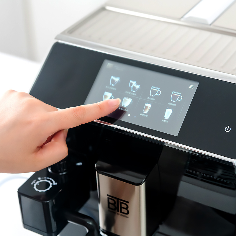 Bean to cup smart espresso coffee maker fully automatic coffee machine ...