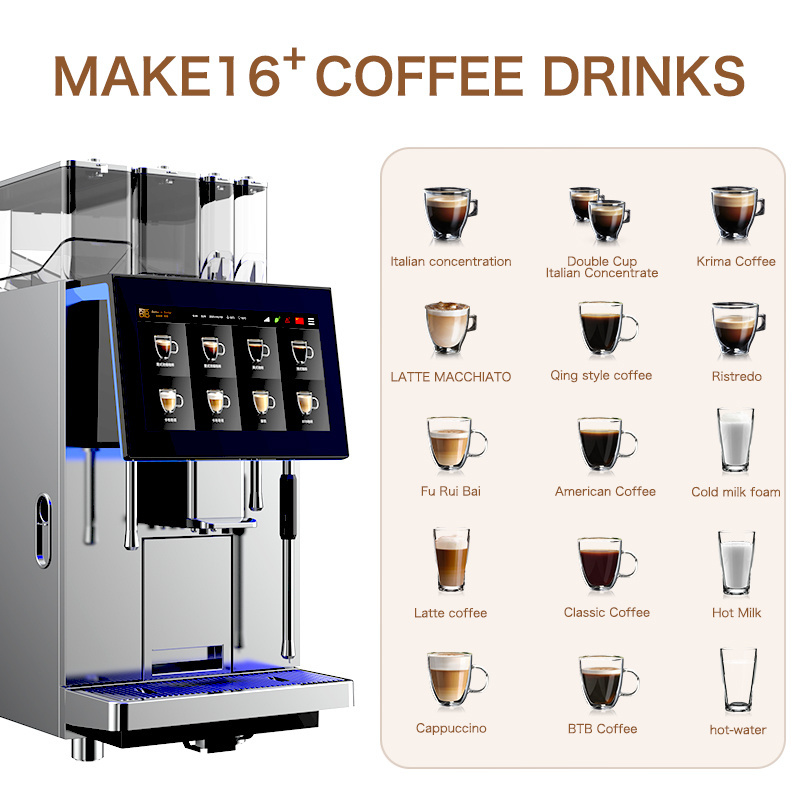 Factory Coffee Maker Espresso Coffee Machine Full Automatic Smart ...