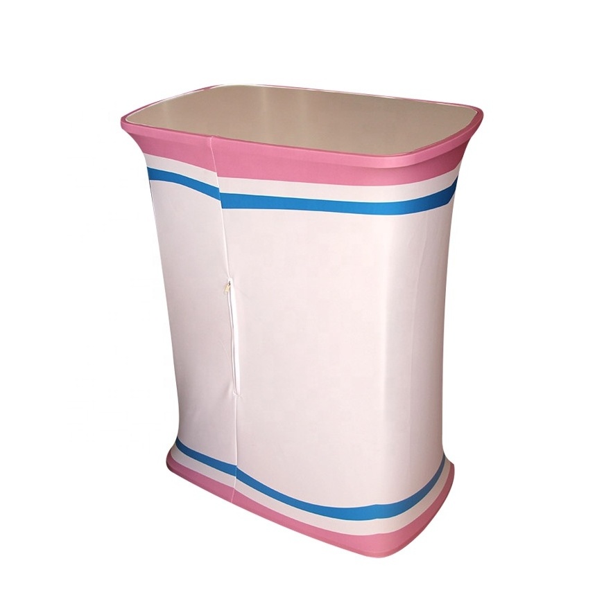 Portable Aluminum Pop up Booth Folding Wooden Steel Board Promotion ...