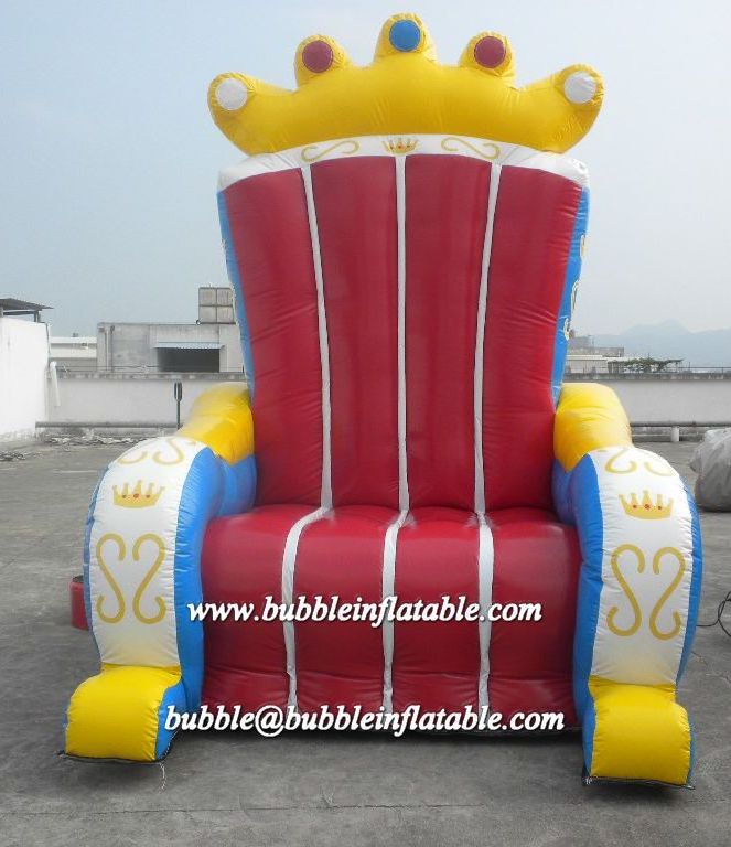 king throne inflatable chair for kids birthday party inflatable antique ...