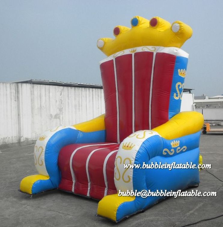 king throne inflatable chair for kids birthday party inflatable antique ...