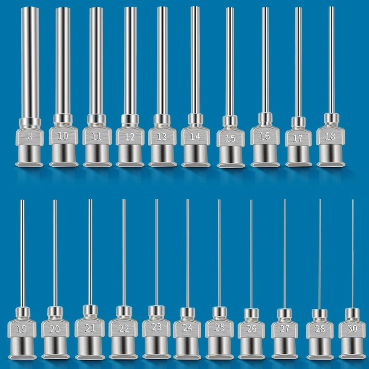 26G 1 inch 304 Stainless Steel Needle Industrial Metal Blunt Tip Needle ...