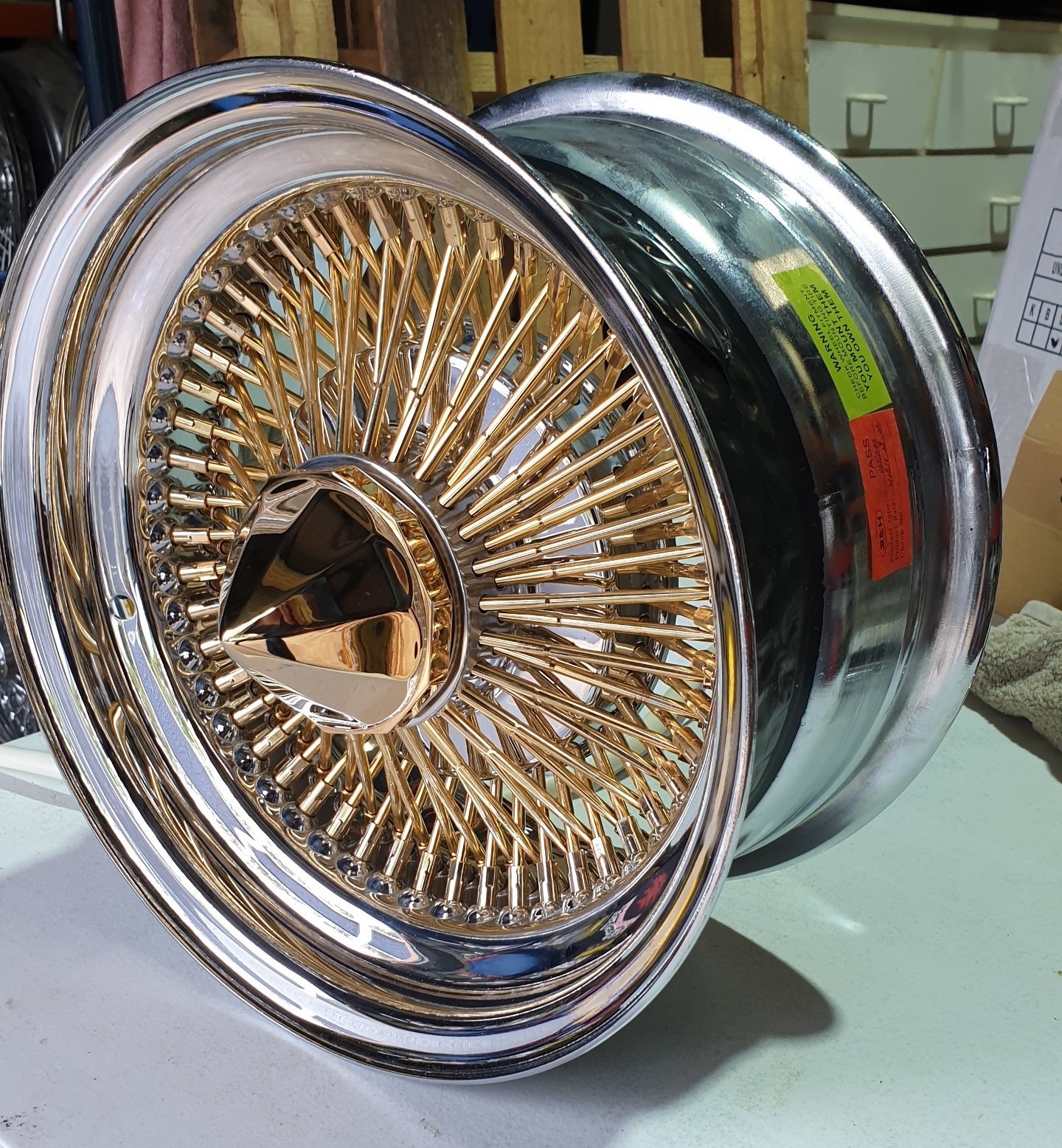 Chrome silver gold rose 20 24 26 inch wire car forged wheels ...