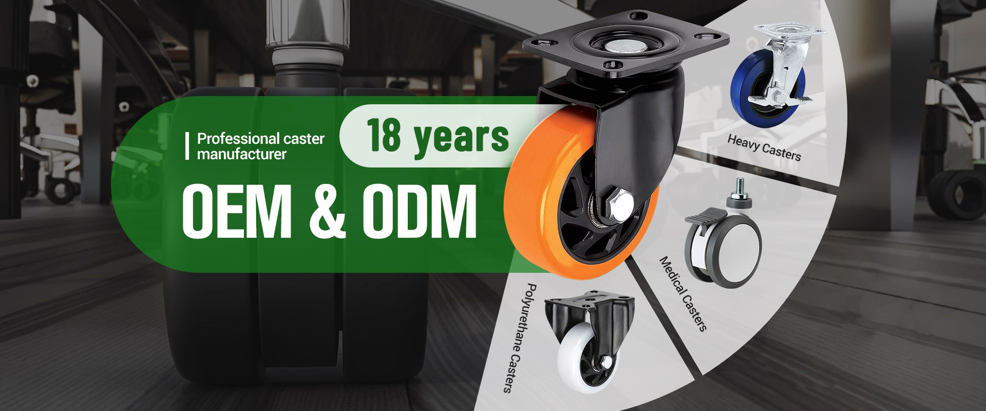 Medical Cart Casters Professional Round Stem Medical Castor Hospital ...