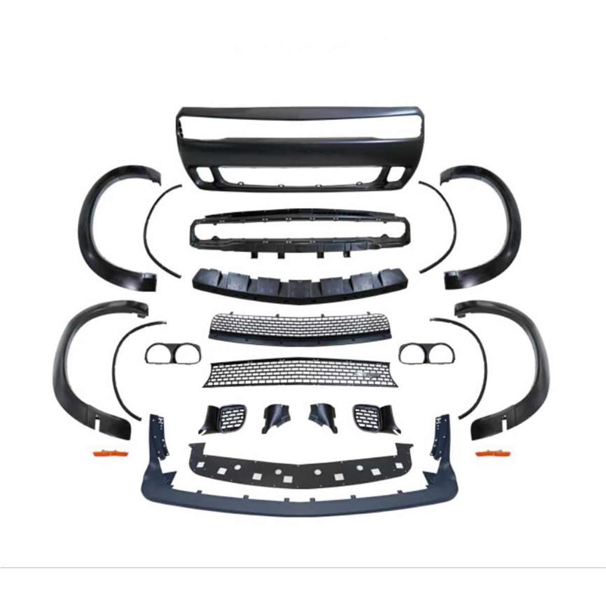 Body Kit Front Bumper Grill Full Set Car Accessories Facelift PP ...