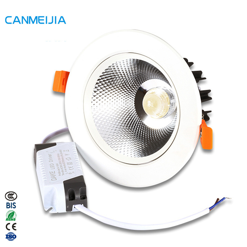 5W 10W 15W Ceiling Frameless Black Commercial Decorative embedded ...