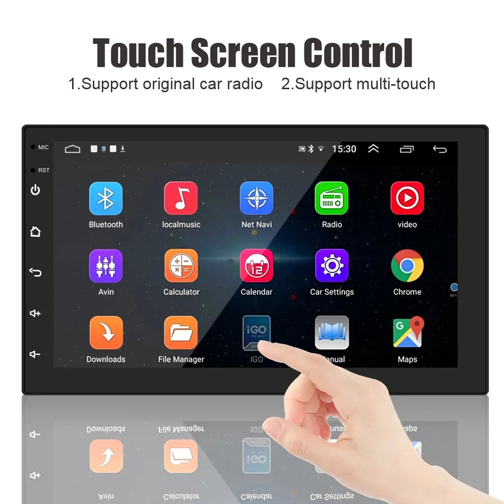 7/9/10 inch android car radio QLED/IPS screen 2din car stereo ...