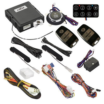 Most powerful Functions Keyless Entry System Push Button Engine Start Stop Remote Starter PKE Car Alarm with remote for Toyota BestSuppliers