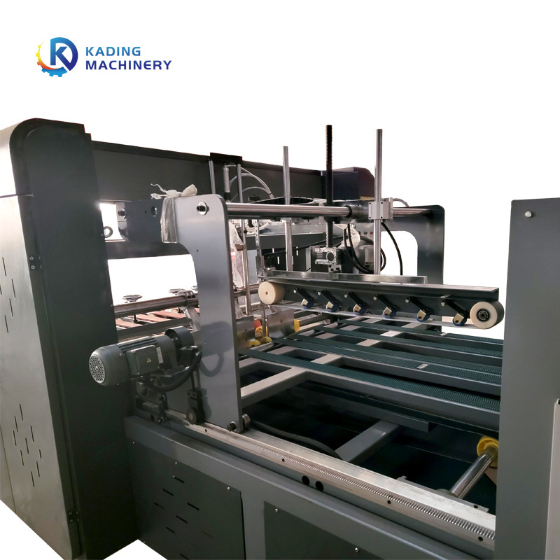 Folding Gluing And Stitching Machine Carton Box Manufacturing Machine ...