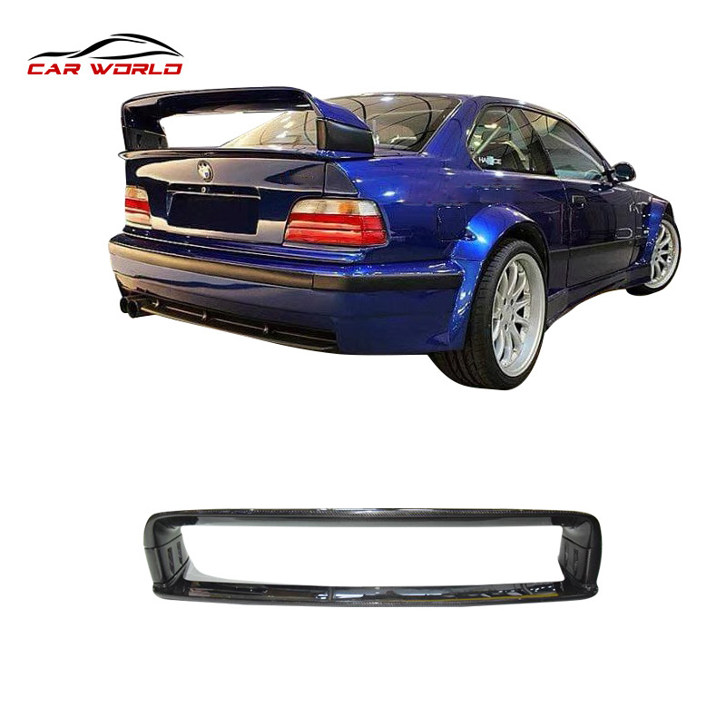 Carbon Fiber Rear Spoiler For Bmw 3 Series E36 Car Body Kit Back Boot ...