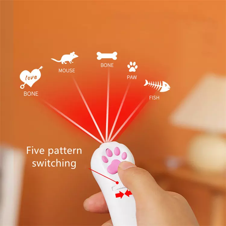 Usb Rechargeable Multi-pattern Laser Cat Toy Automatic Infrared Cat ...